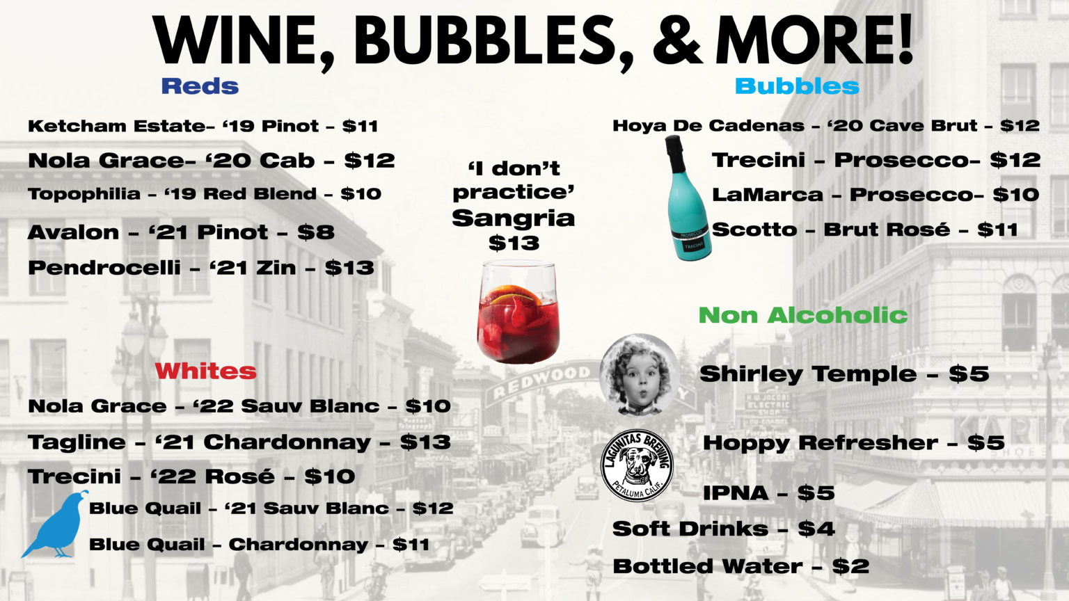 What's on the Menu? - Barrel Proof Lounge